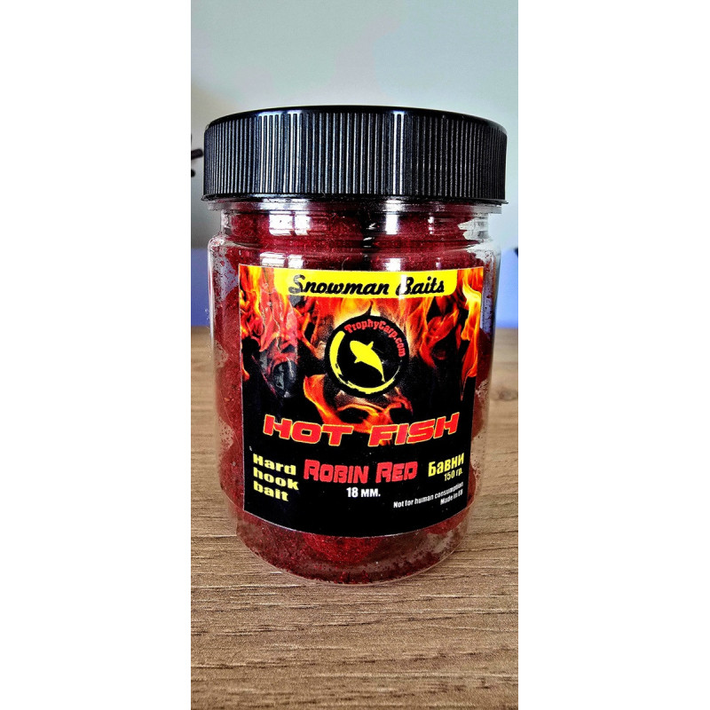 🔥 ТОП ПРОДУКТ 🔥 Бавен HOOK Hot Fish + Robin red ( Топче за стръв )